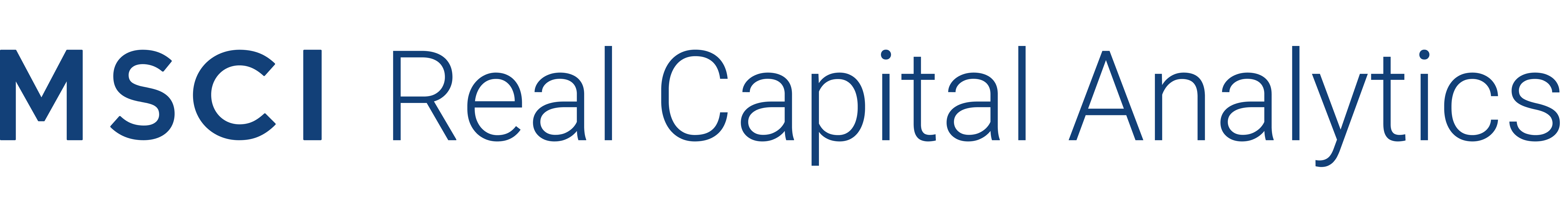 MSCI Real Capital Analytics